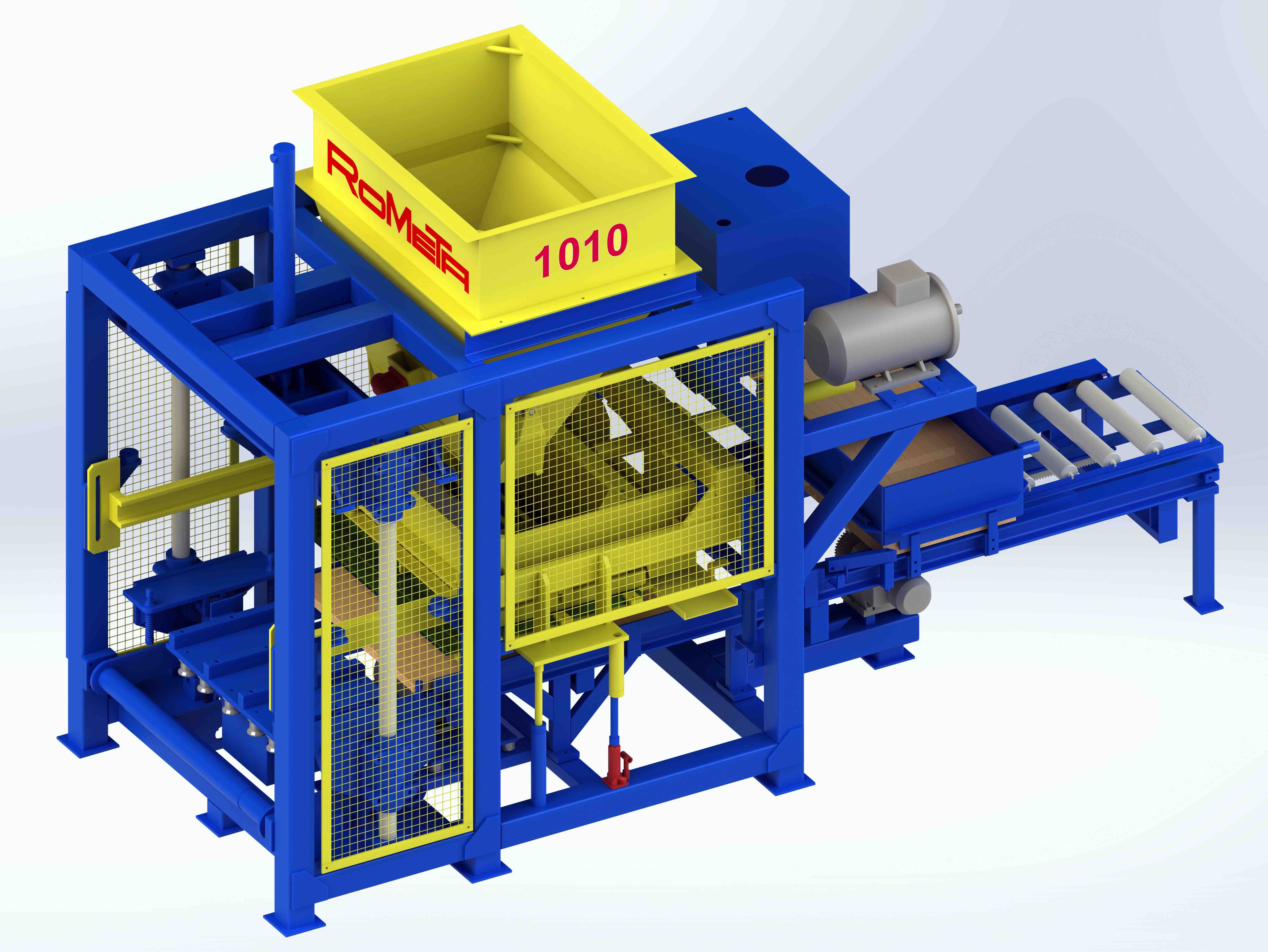 Block making Machines | Manufacturing blocks and pavers | Rometa